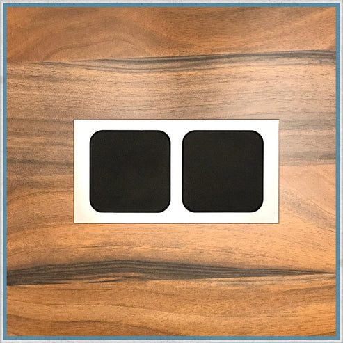 double chrome socket surround-Double Chrome Socket Surround-Camper ...