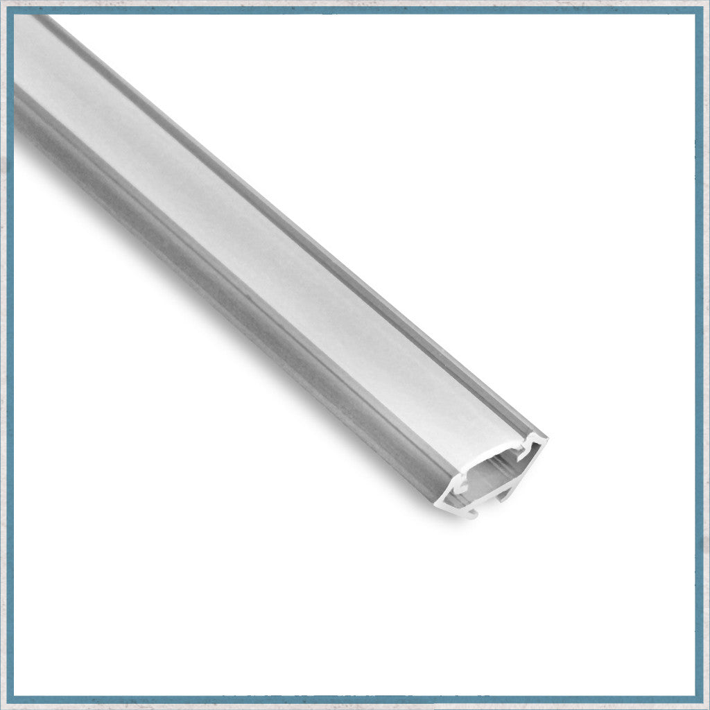 corner quadrant profile LED aluminium lighting channel kit camper vans ...