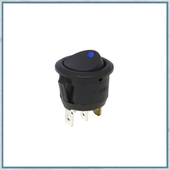 12v round rocker switch with LED-Camper Interiors