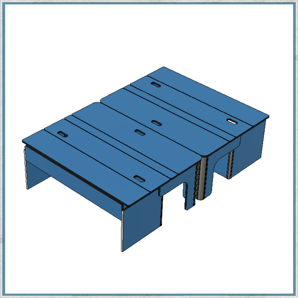 sliding bench bed-Sliding Bench Bed System-Camper Interiors
