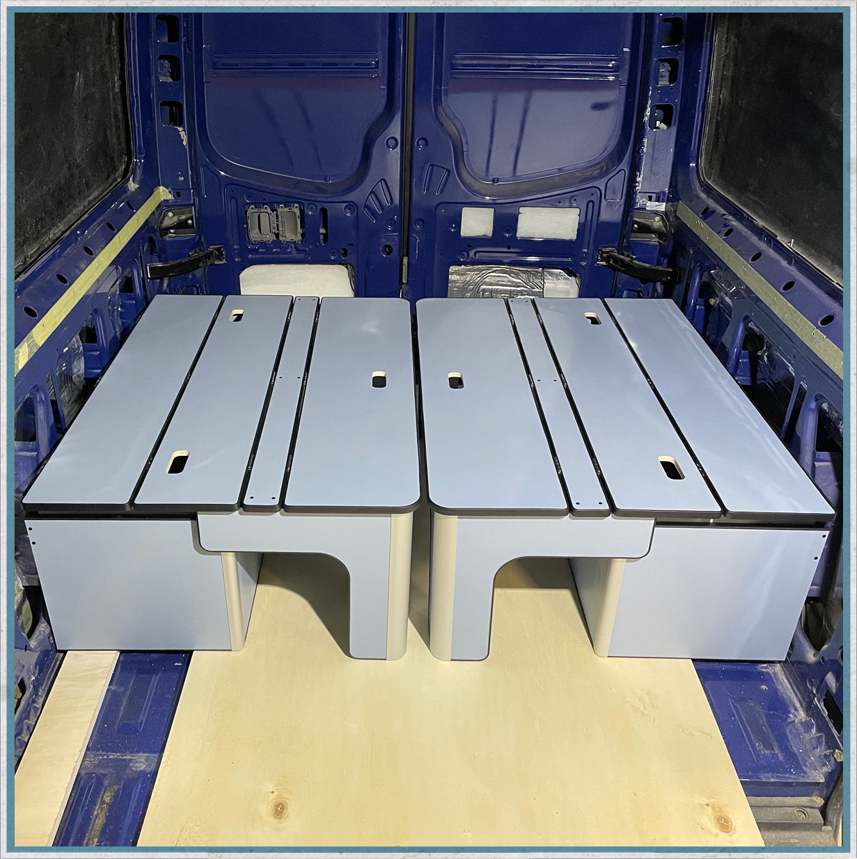 sliding bench bed-Sliding Bench Bed System-Camper Interiors