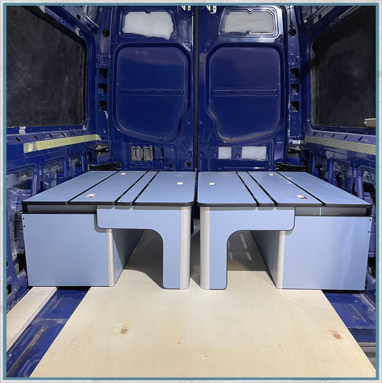 sliding bench bed-Sliding Bench Bed System-Camper Interiors